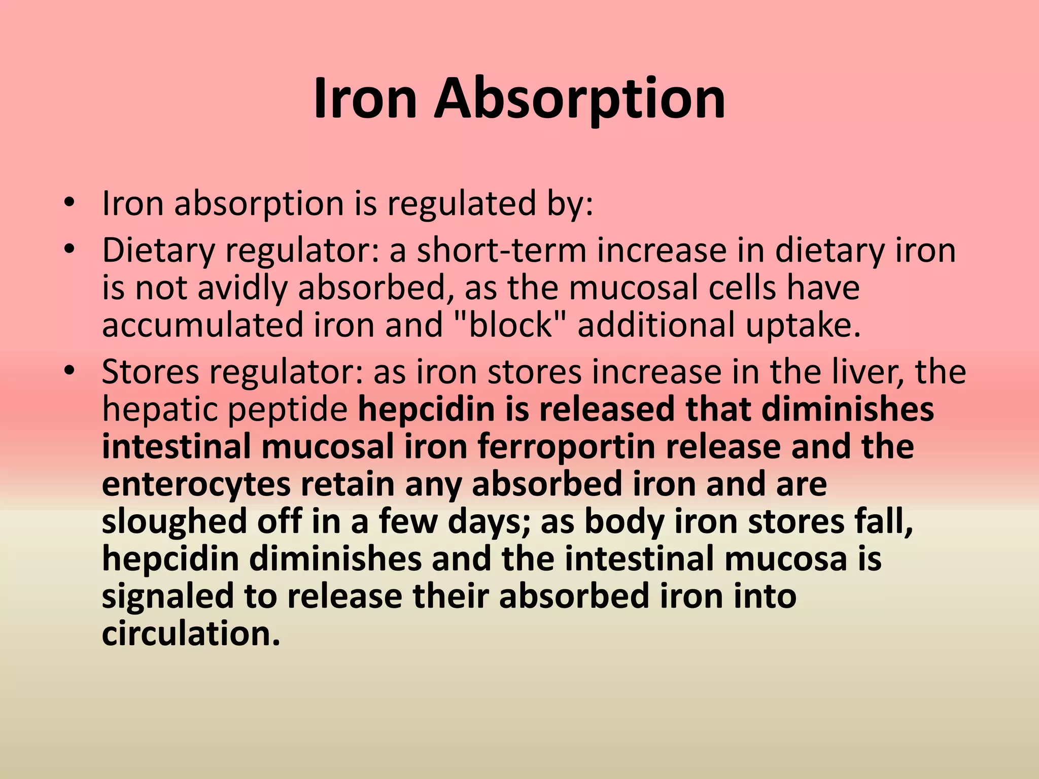 Iron absorption | PPTX