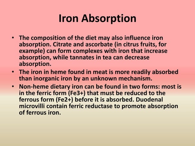 Iron absorption | PPT