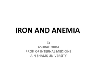 Iron and anemia | PPT