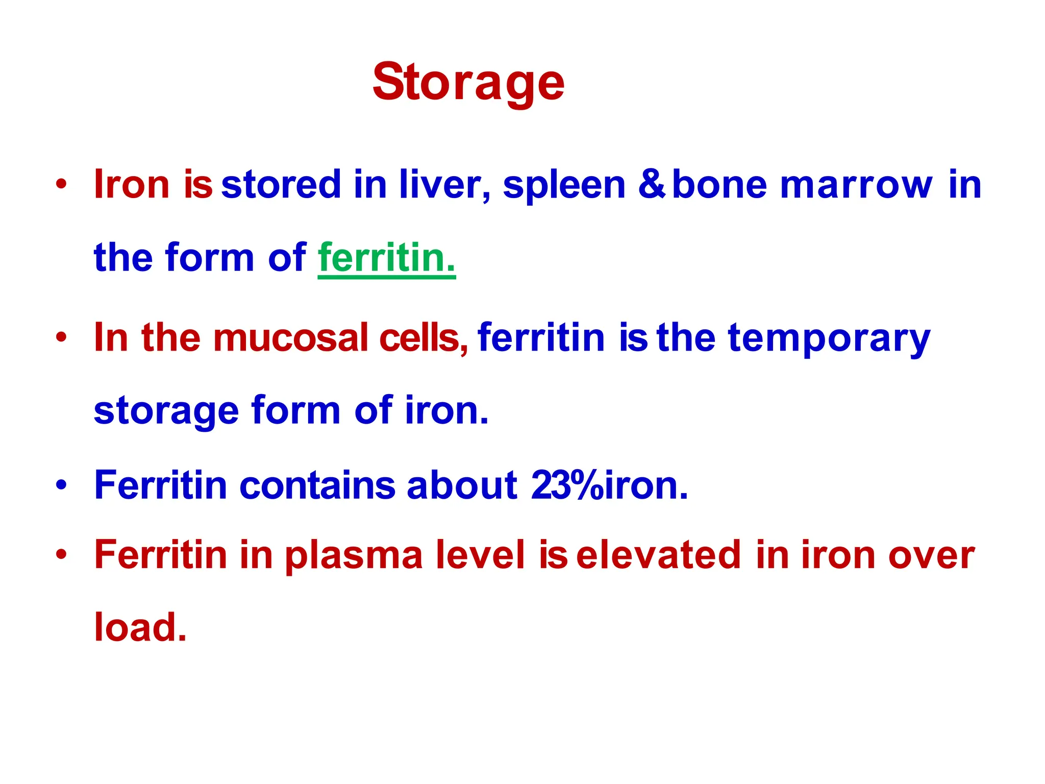 Iron role and metabolism with nutritional Anemia | PPTX | Digestive ...