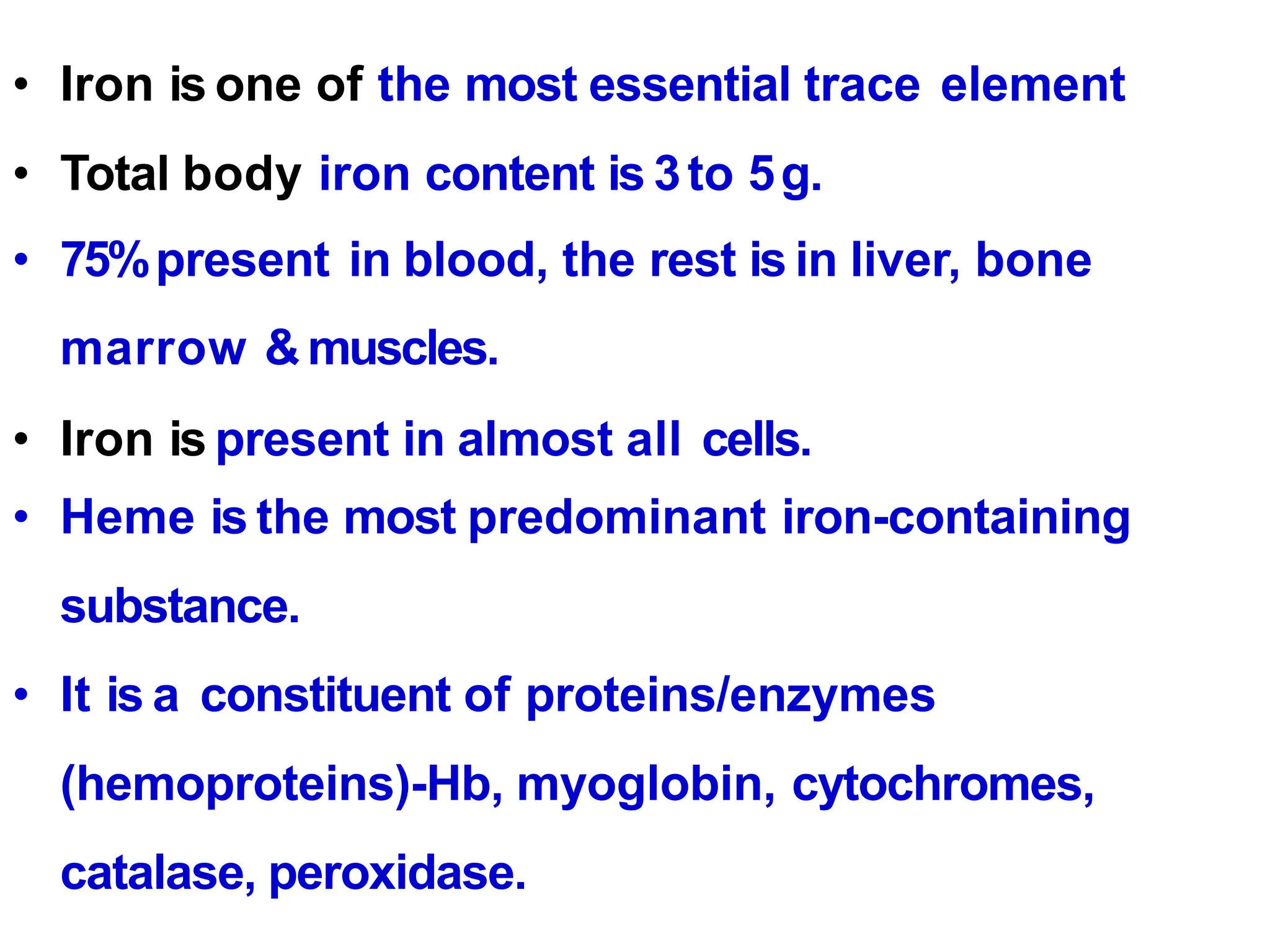 Iron role and metabolism with nutritional Anemia | PPT
