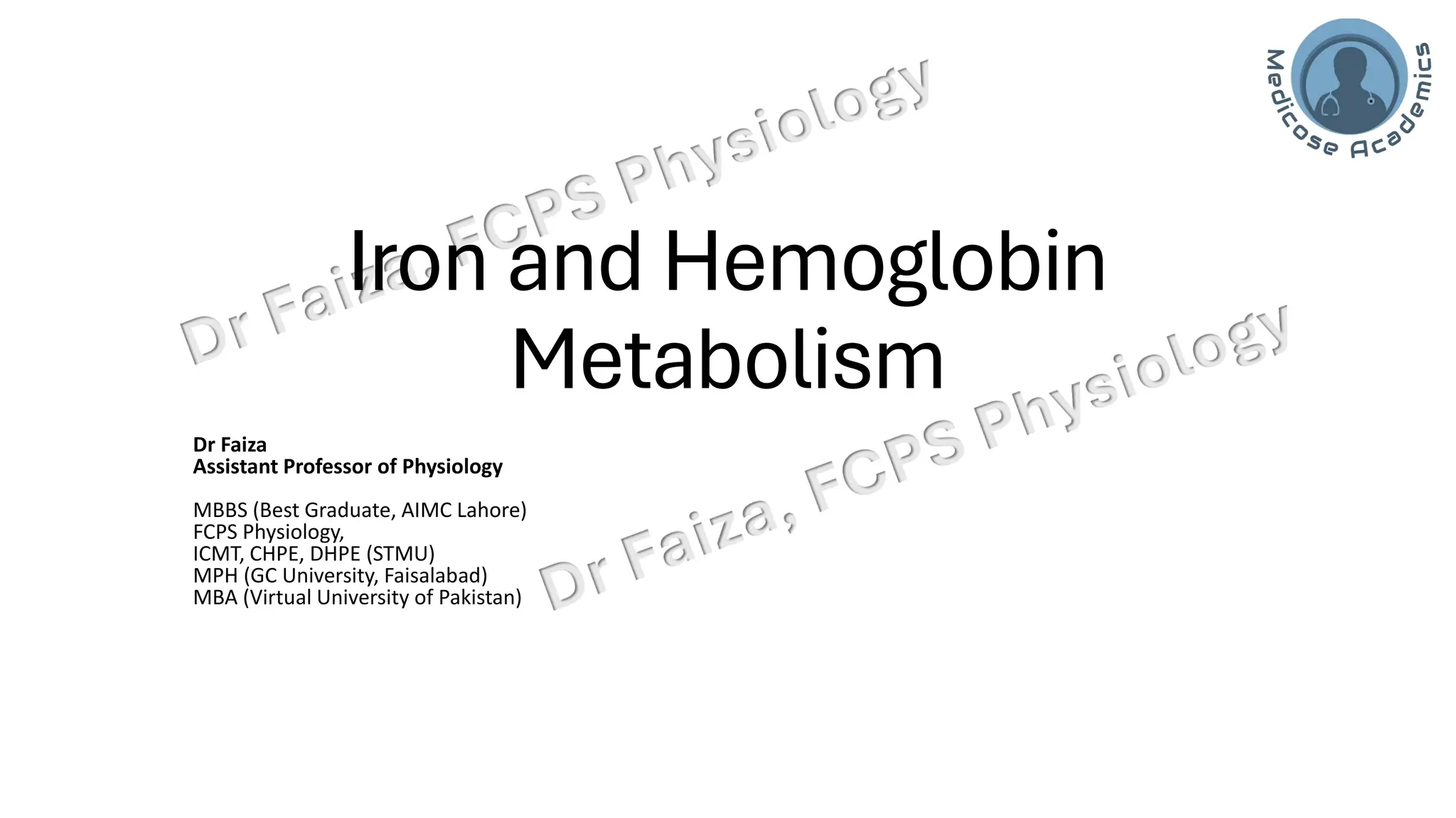 Iron, Hemoglobin and bilirubin Metabolism | PDF