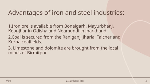 iron and steel ppt geography class 1o icse | PPT