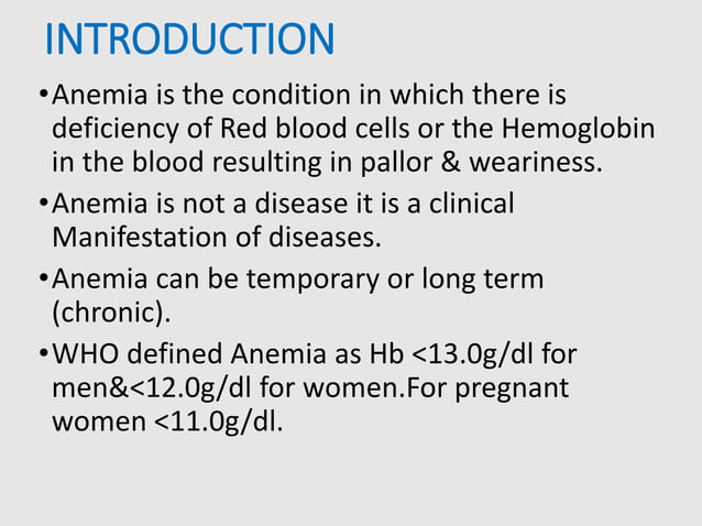 'iron anemia.ppt exam case.pptx | Blood Disorders | Diseases and Conditions