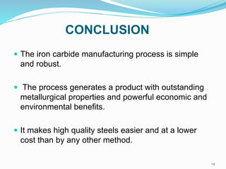 Iron carbide- charactristics and properties | PPTX