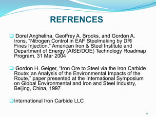Iron carbide- charactristics and properties | PPTX