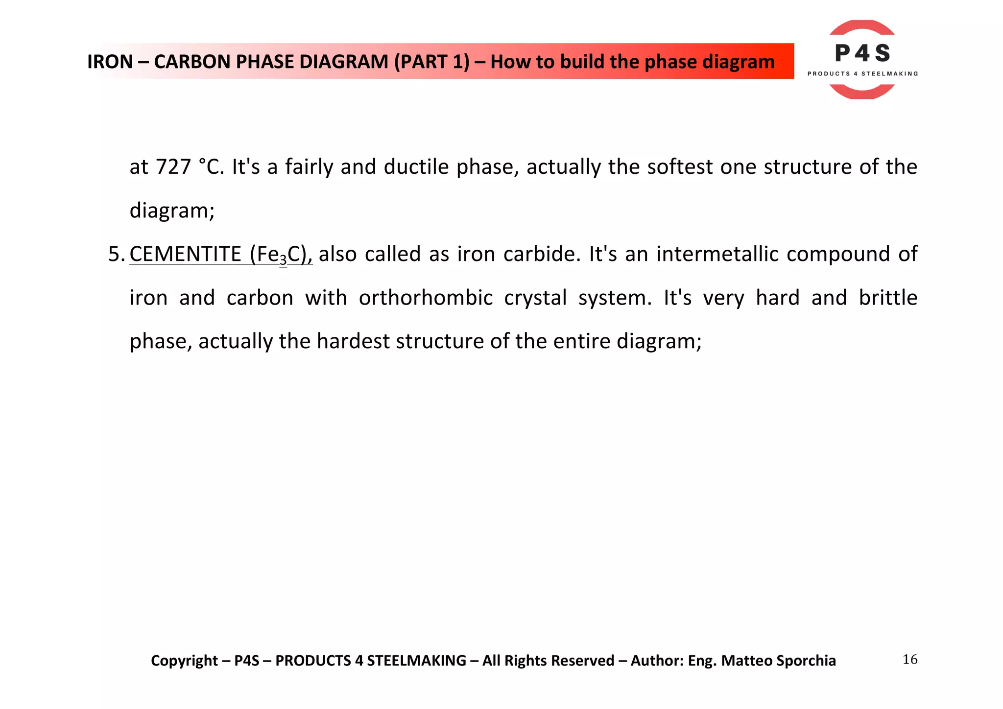 IRON - CARBON PHASE DIAGRAM (PART 1) - How to build the phase diagram ...