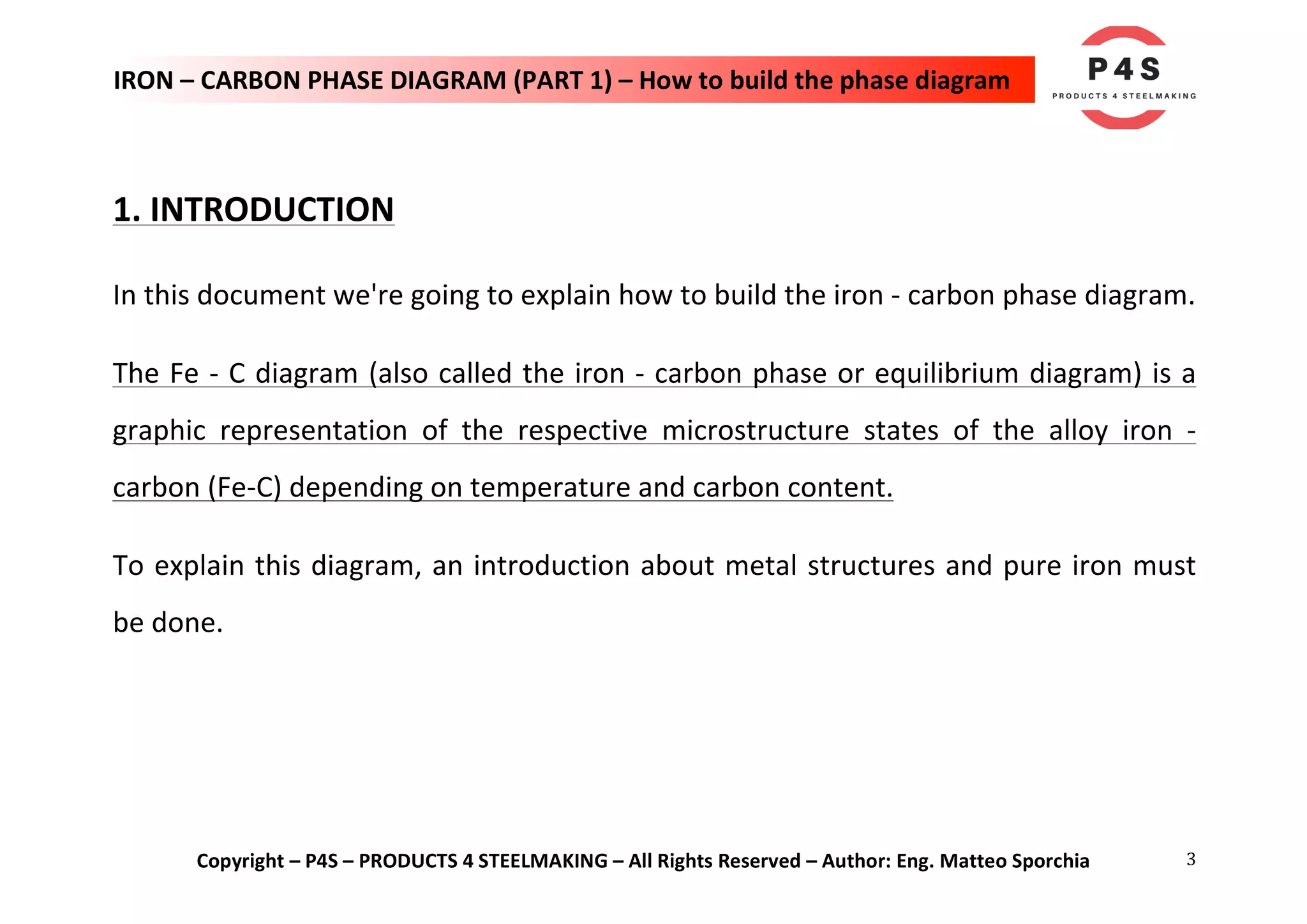 IRON - CARBON PHASE DIAGRAM (PART 1) - How to build the phase diagram ...