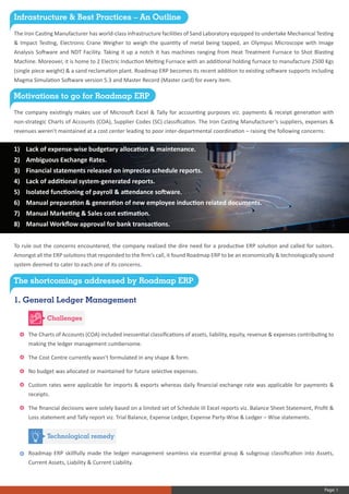 Iron casting case study | PDF