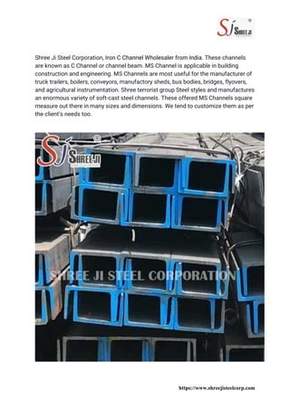Iron c channel wholesaler from india | PDF | Free Download