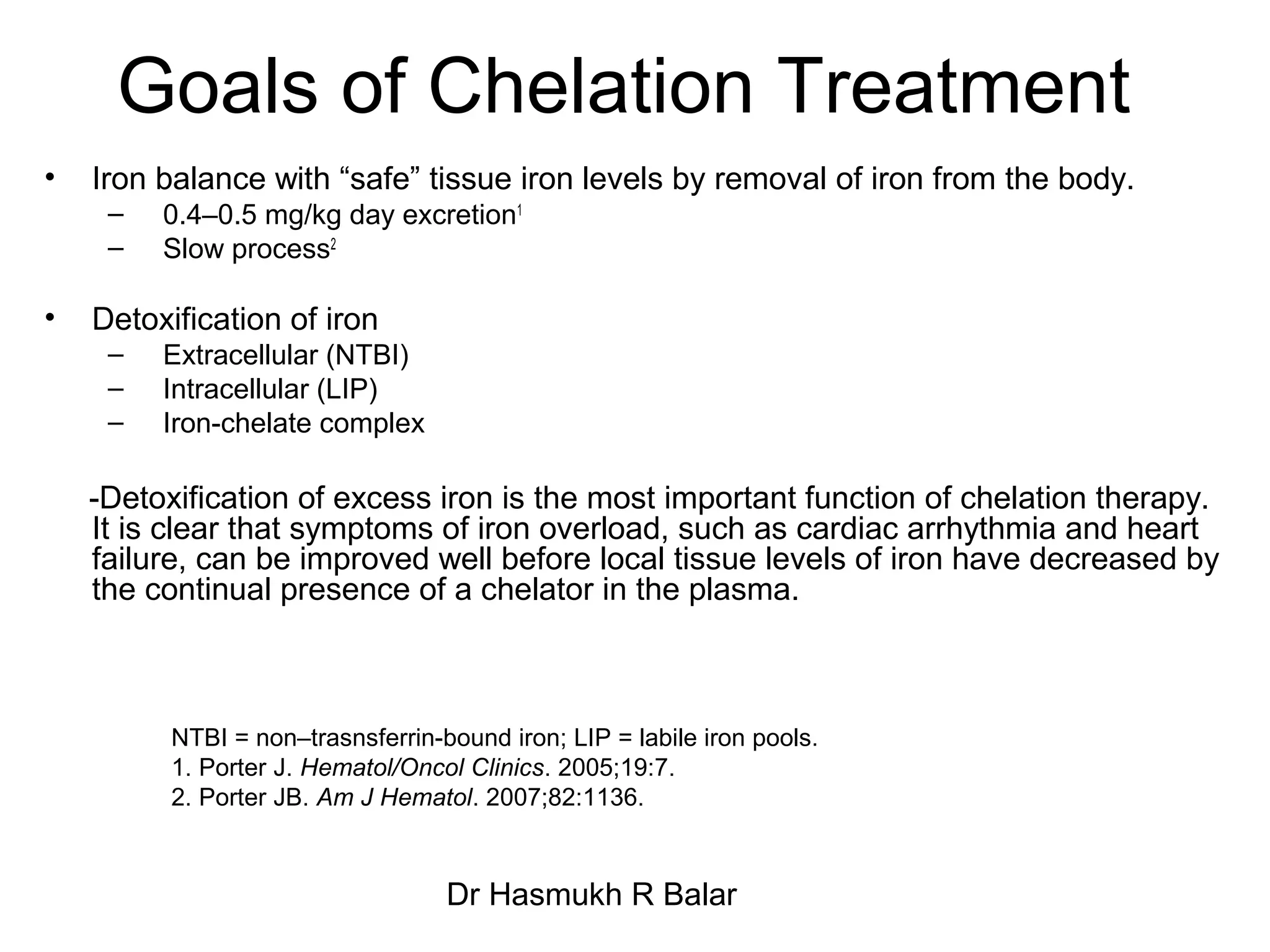 Iron chelation in Beta thalassemia | PPT