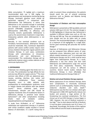 Iron chelators in treatment of iron overload syndromes | PDF
