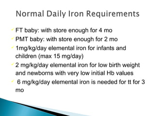 Iron deficiency anemia | PPT