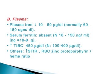 Iron deficiency anemia | PPT