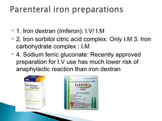 Iron deficiency anemia | PPT | Blood Disorders | Diseases and Conditions