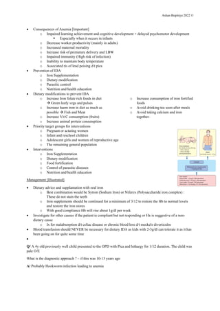 Iron Deficiency Anemia for medical students | PDF