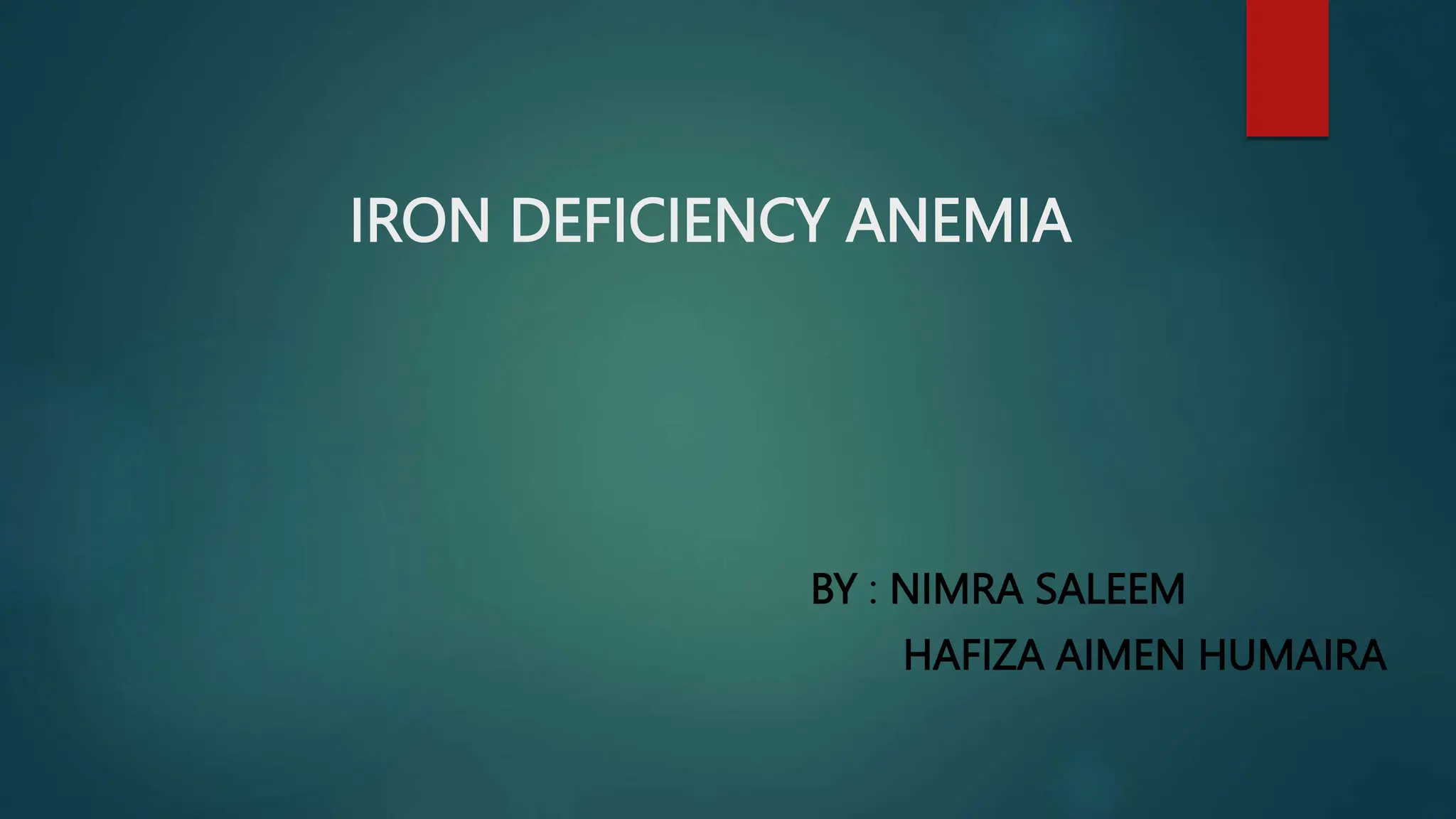 iron def anemia (2)-1.pptx pediatric lectures | PPT