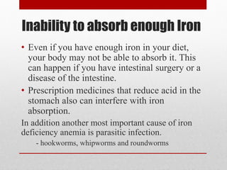 Iron deficiency anemia | PDF | Digestive Disorders | Diseases and ...