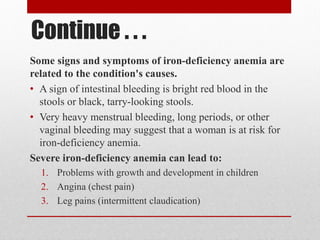 Iron deficiency anemia | PDF