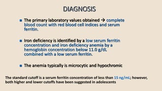 Iron defficiency anemia | PPTX