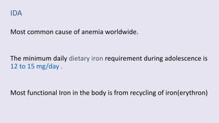 Iron defficiency anemia | PPTX