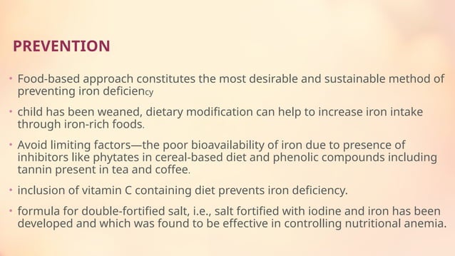 Iron deficiency anemia diagnosis and management | PPT