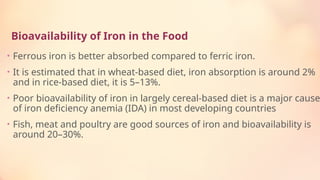 Iron deficiency anemia diagnosis and management | PPTX