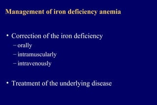 Iron deficiency | PPT