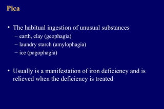 Iron deficiency | PPT