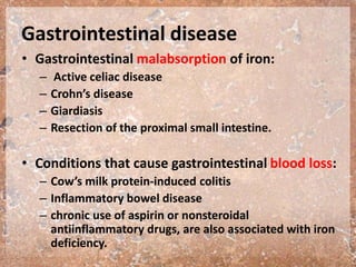 Iron deficiency in children | PPTX
