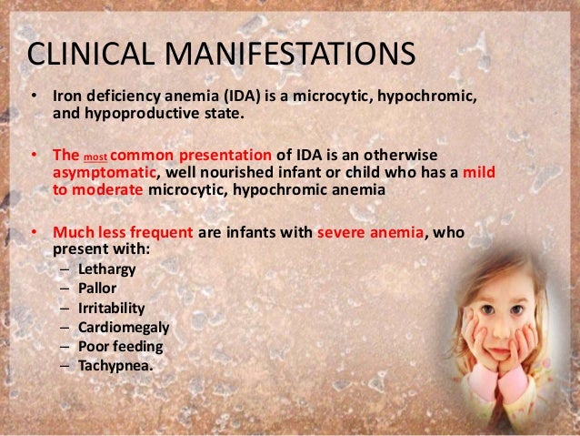 Iron Deficiency Anemia In Children