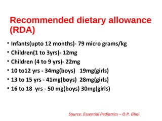 Iron deficiency | PPT
