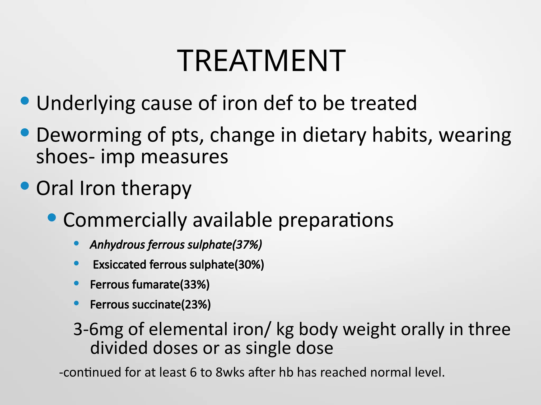 Iron Deficiency Anemia in children: The basic facts | PPT | Blood ...
