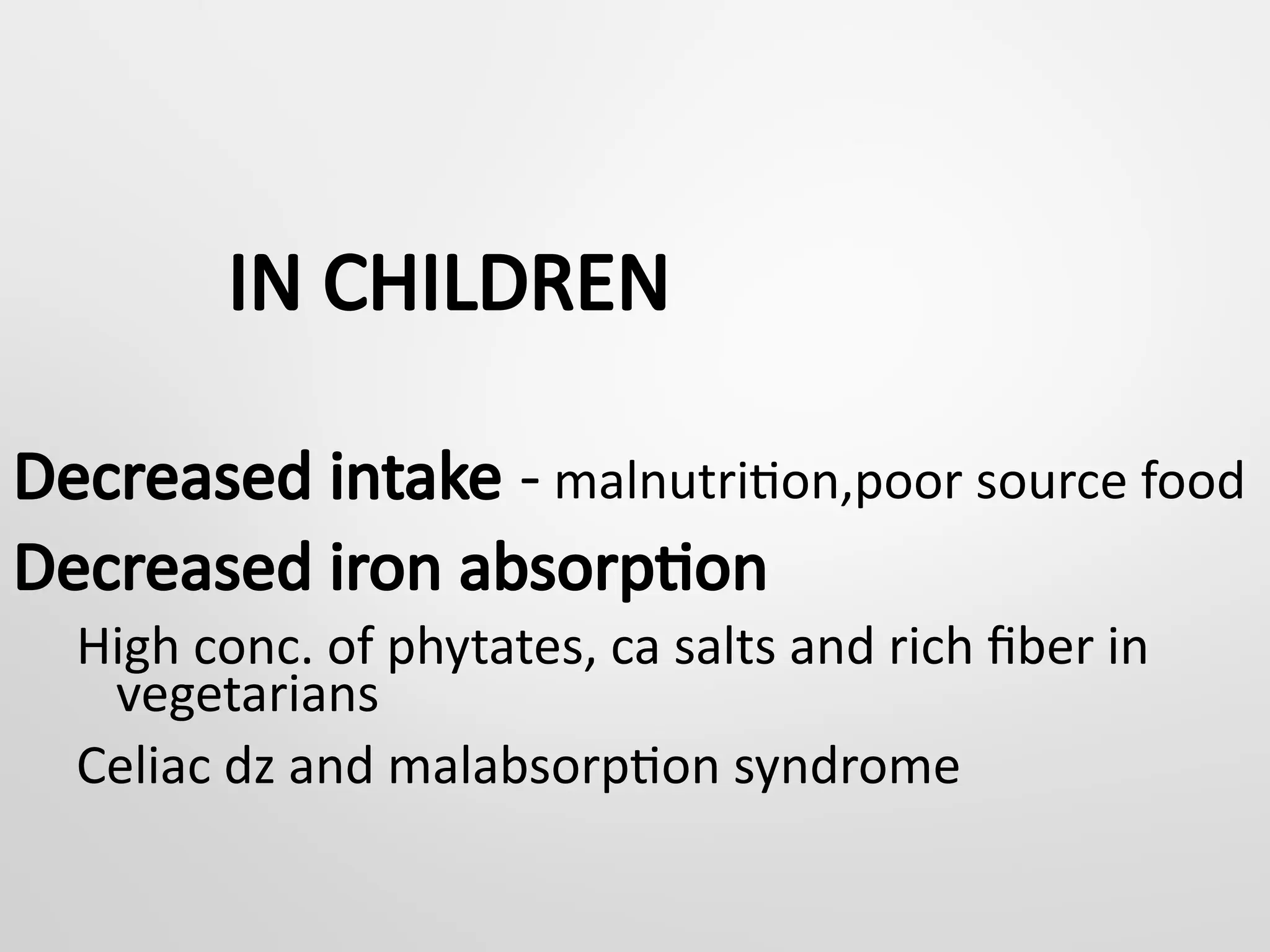 Iron Deficiency Anemia in children: The basic facts | PPT | Blood ...