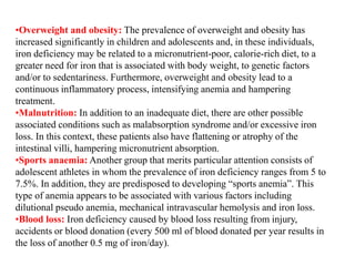 Iron deficiency anaemia | PPTX