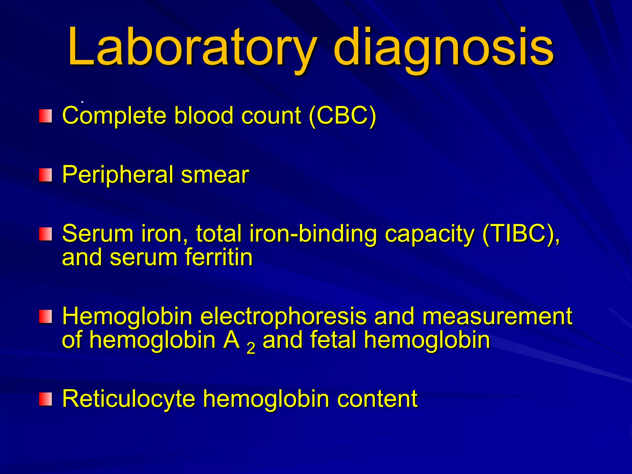 Iron deficiency anaemia 2018 | PPTX