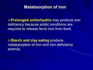 Iron deficiency anaemia 2018 | PPTX