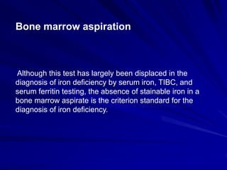 Iron deficiency anaemia 2018 | PPTX