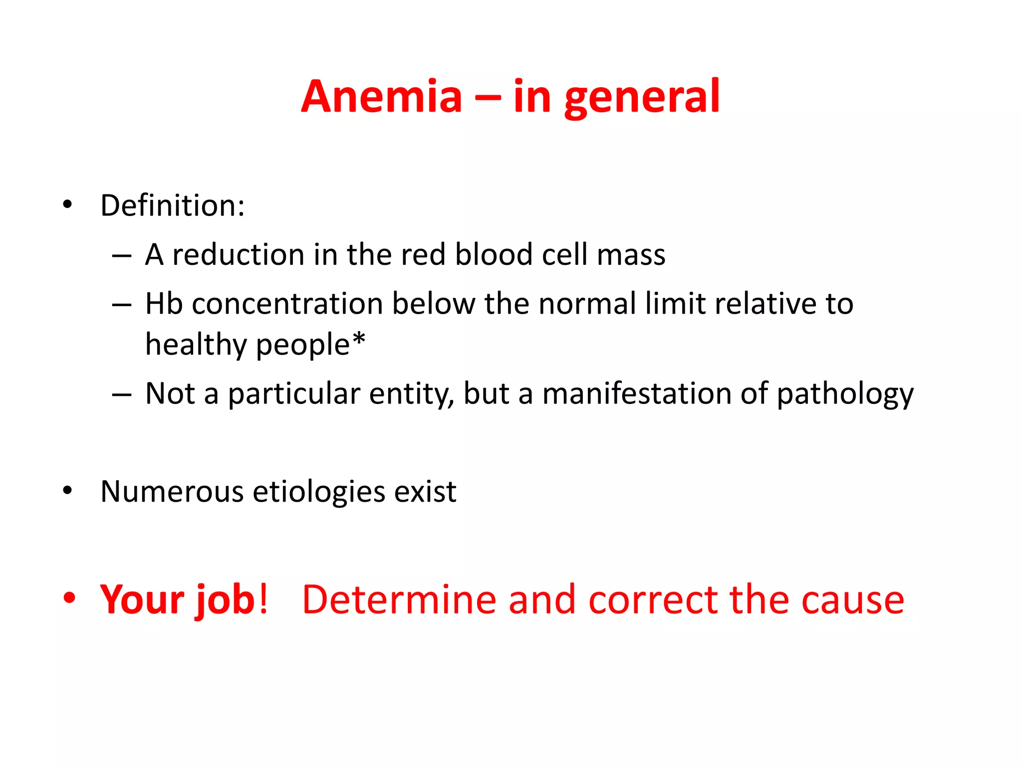 Iron deficiency anaemia (for v year mbbs) | PPTX