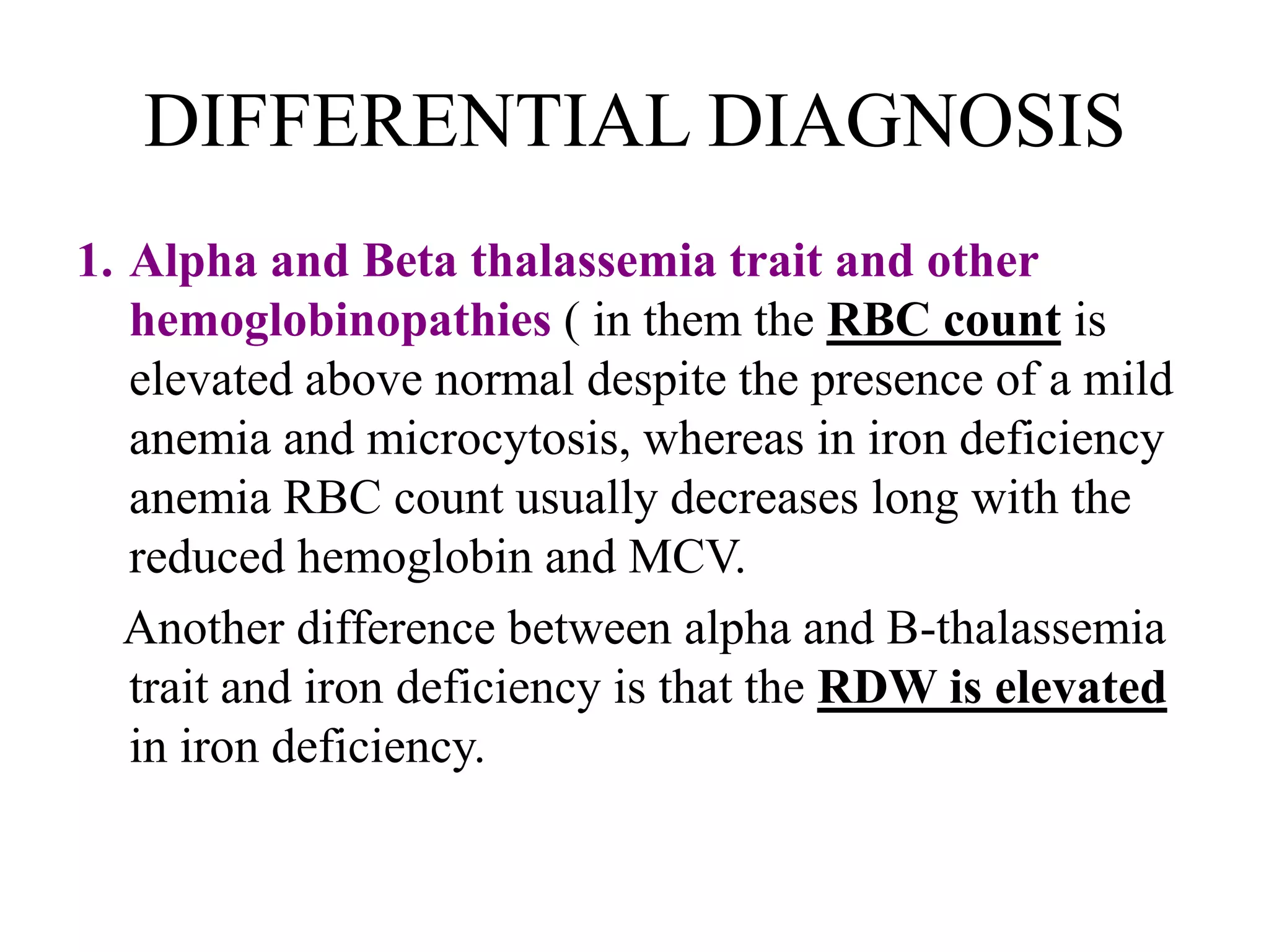 Iron deficiency anemia | PDF