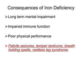 Iron deficiency anemia | PPTX
