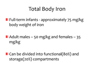 Iron deficiency anemia | PPTX