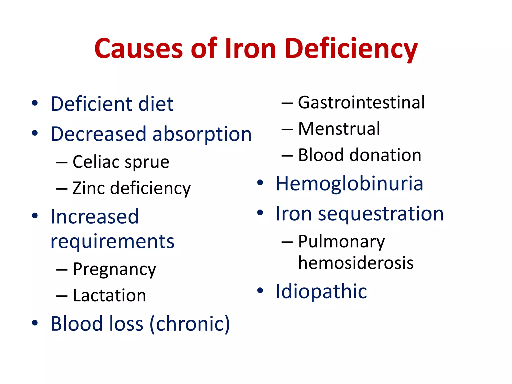 Iron deficiency anemia | PPTX