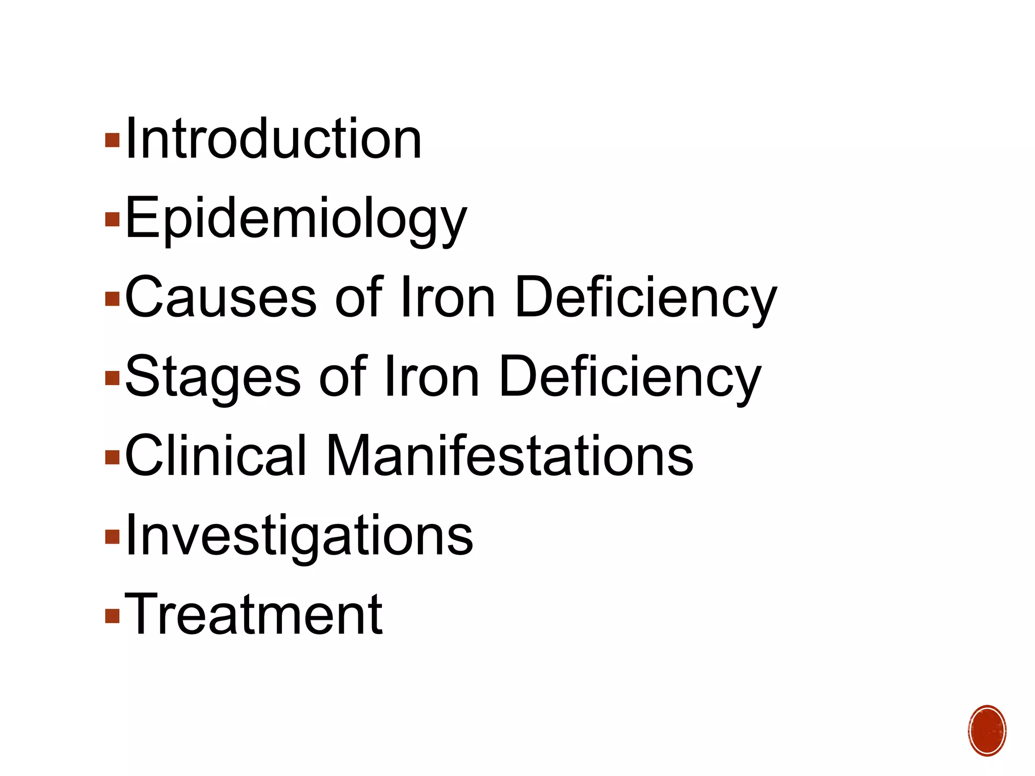 Iron deficiency anemia | PPTX
