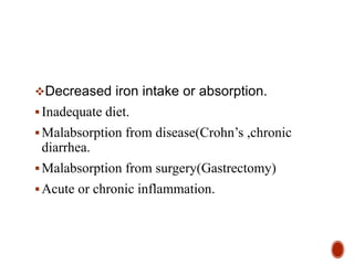 Iron deficiency anemia | PPTX