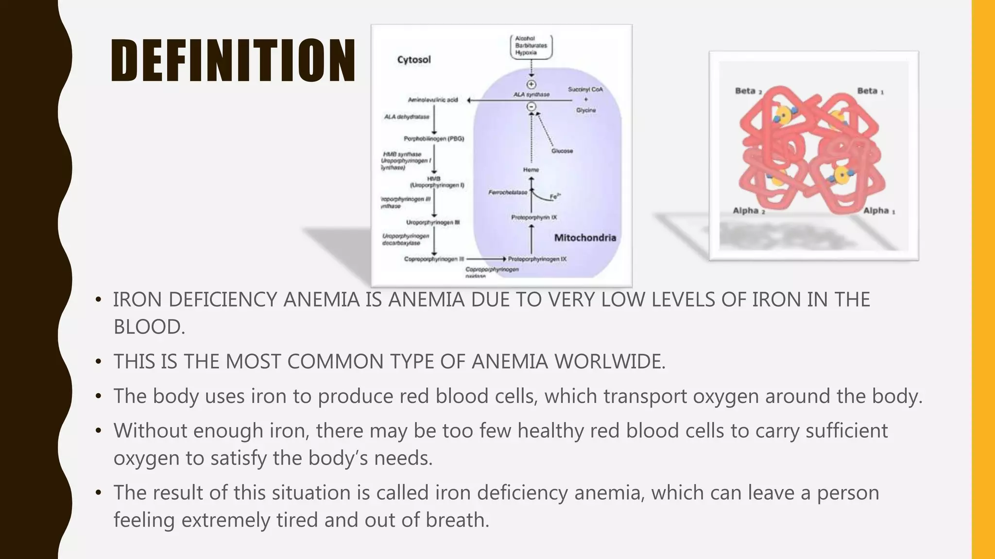 Iron deficiency anemia | PPTX