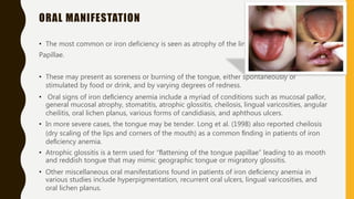 Iron deficiency anemia | PPTX