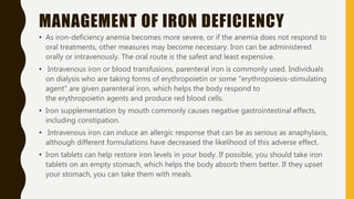 Iron deficiency anemia | PPTX