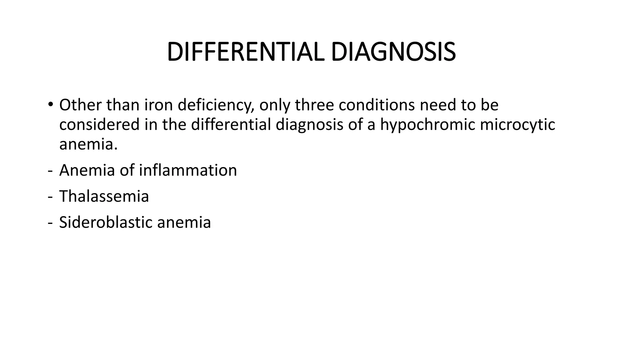 Iron deficiency anemia | PPTX