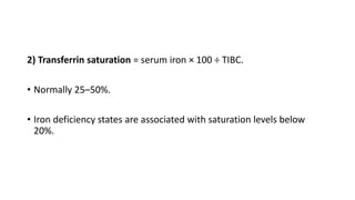 Iron deficiency anemia | PPTX
